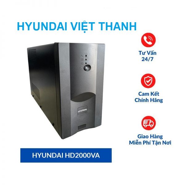 Bộ lưu điện Hyundai 2000VA HD-2000VA